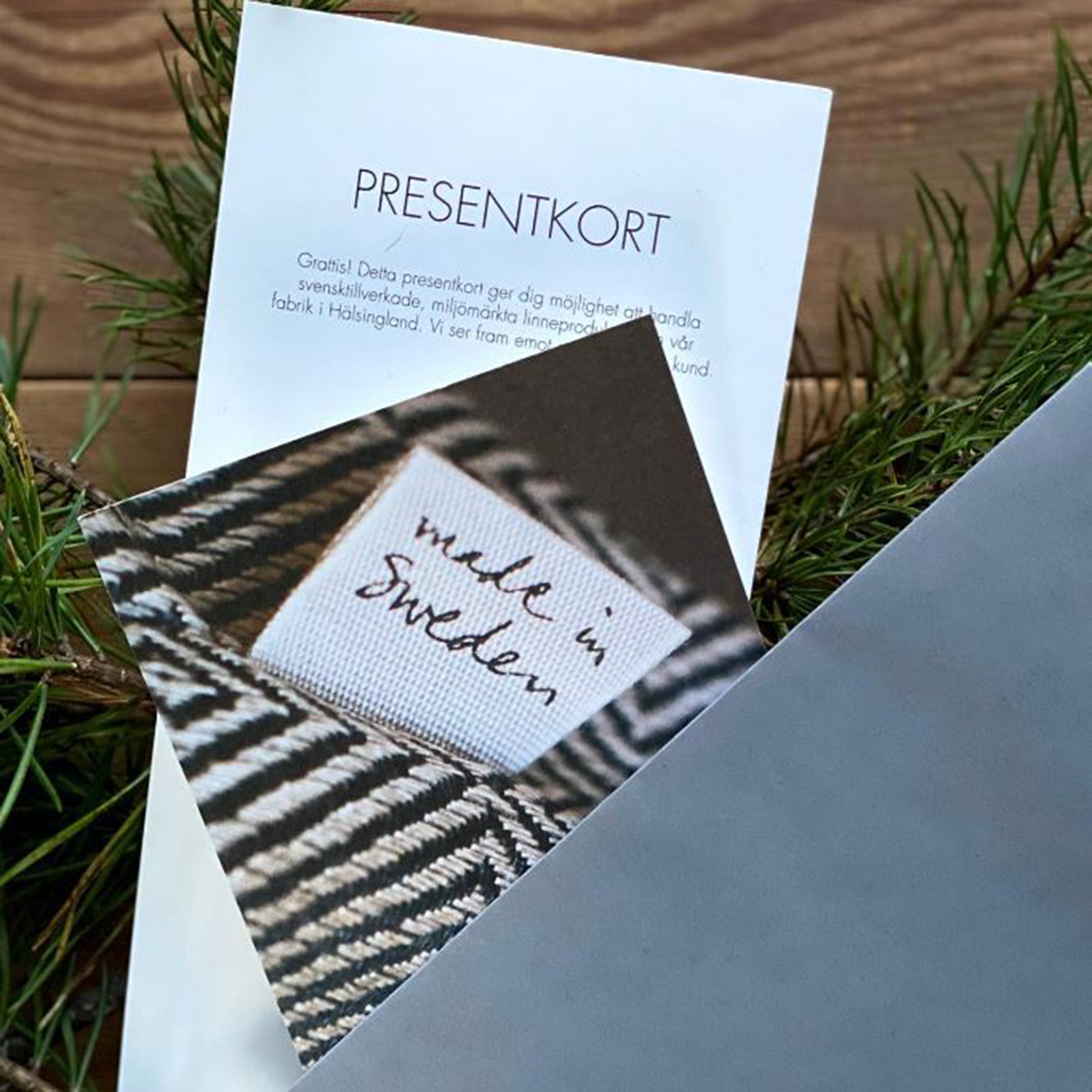 Köp Presentkort | hos Växbo Lin